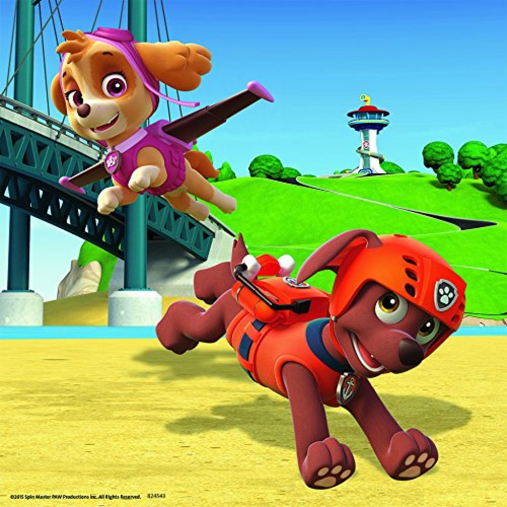 Puzzle triple, 49 piezas - Patrulla Canina